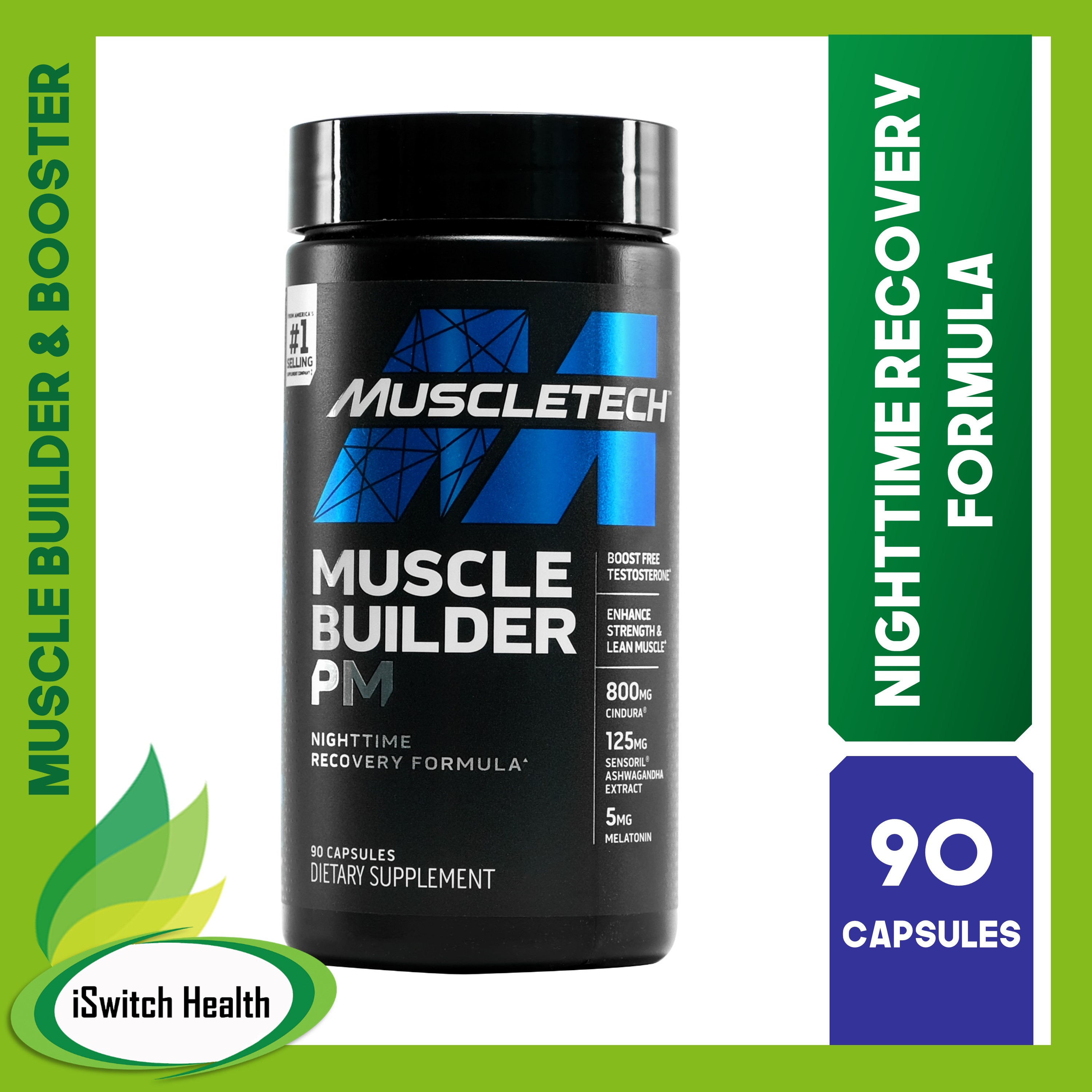 MuscleTech Muscle Builder PM - 90 Capsules | Lazada PH