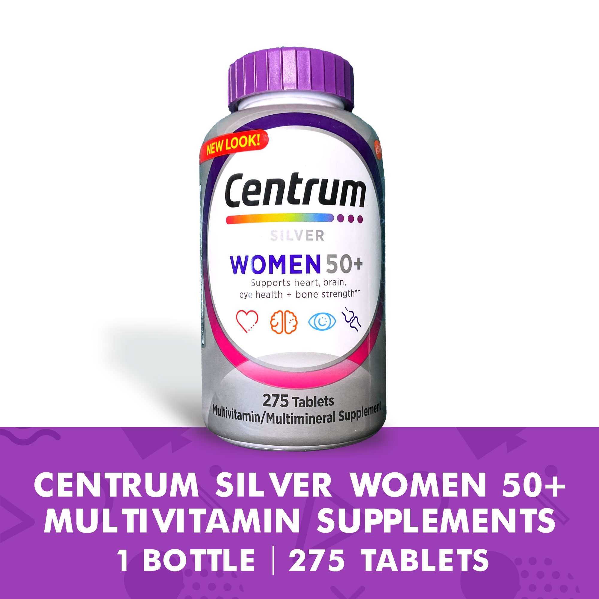 Centrum Silver Women 50+ Multivitamin/ Multimineral Supplement ...
