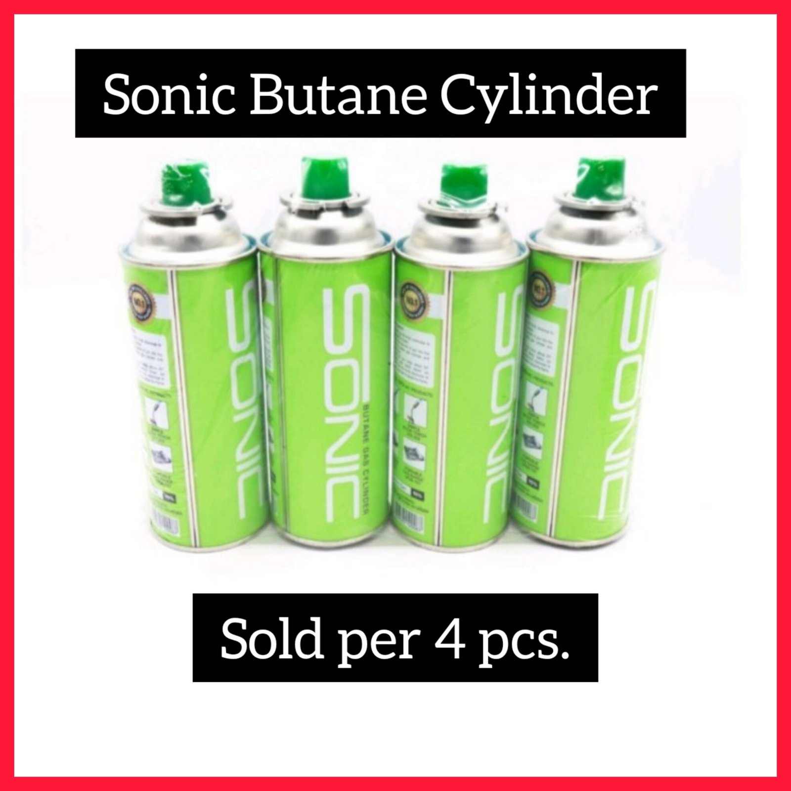 Sonic butane Gas SOLD By 4's | Lazada PH