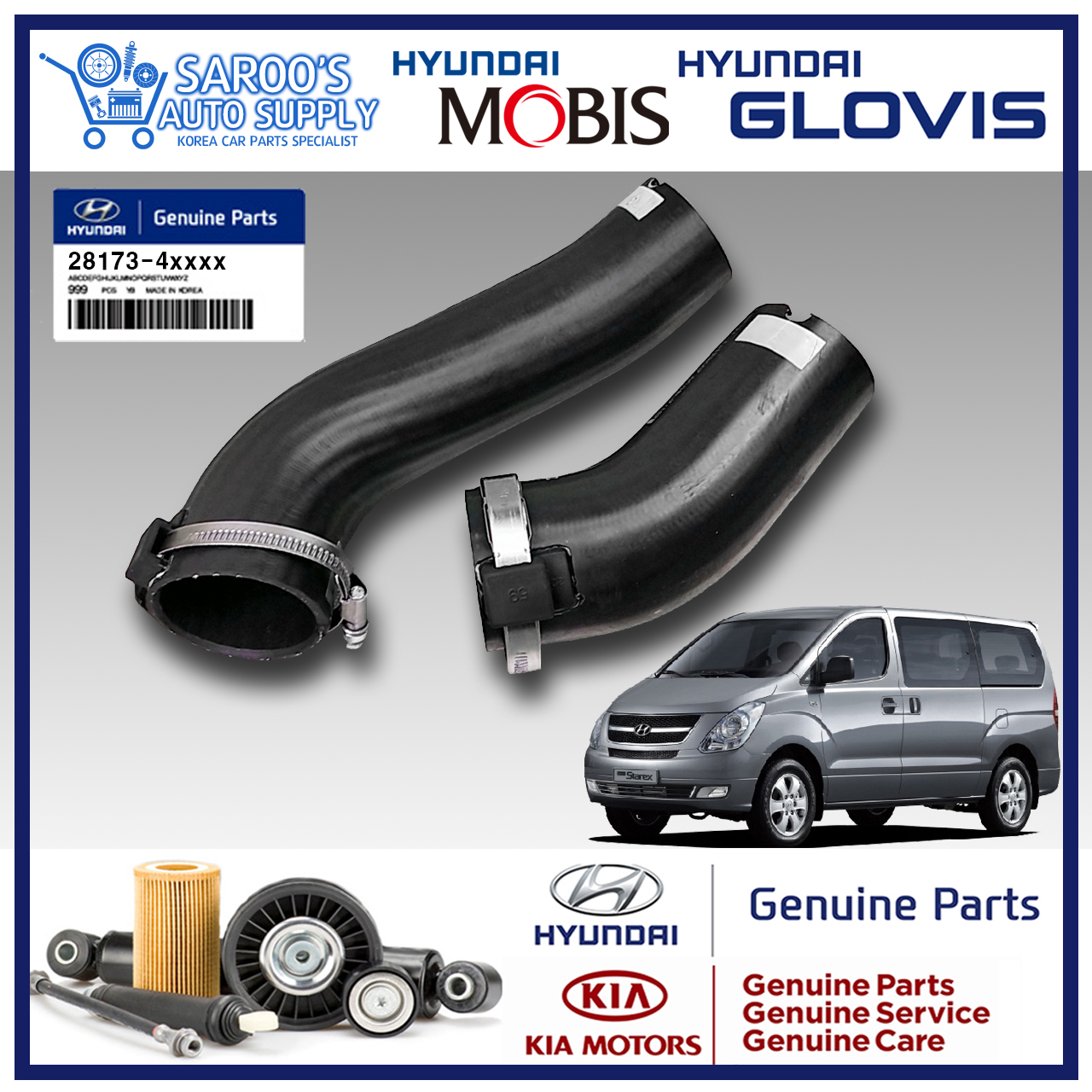 [Genuine] InterCooler Hose Set For Hyundai Grand Starex , 2012-2018 ...