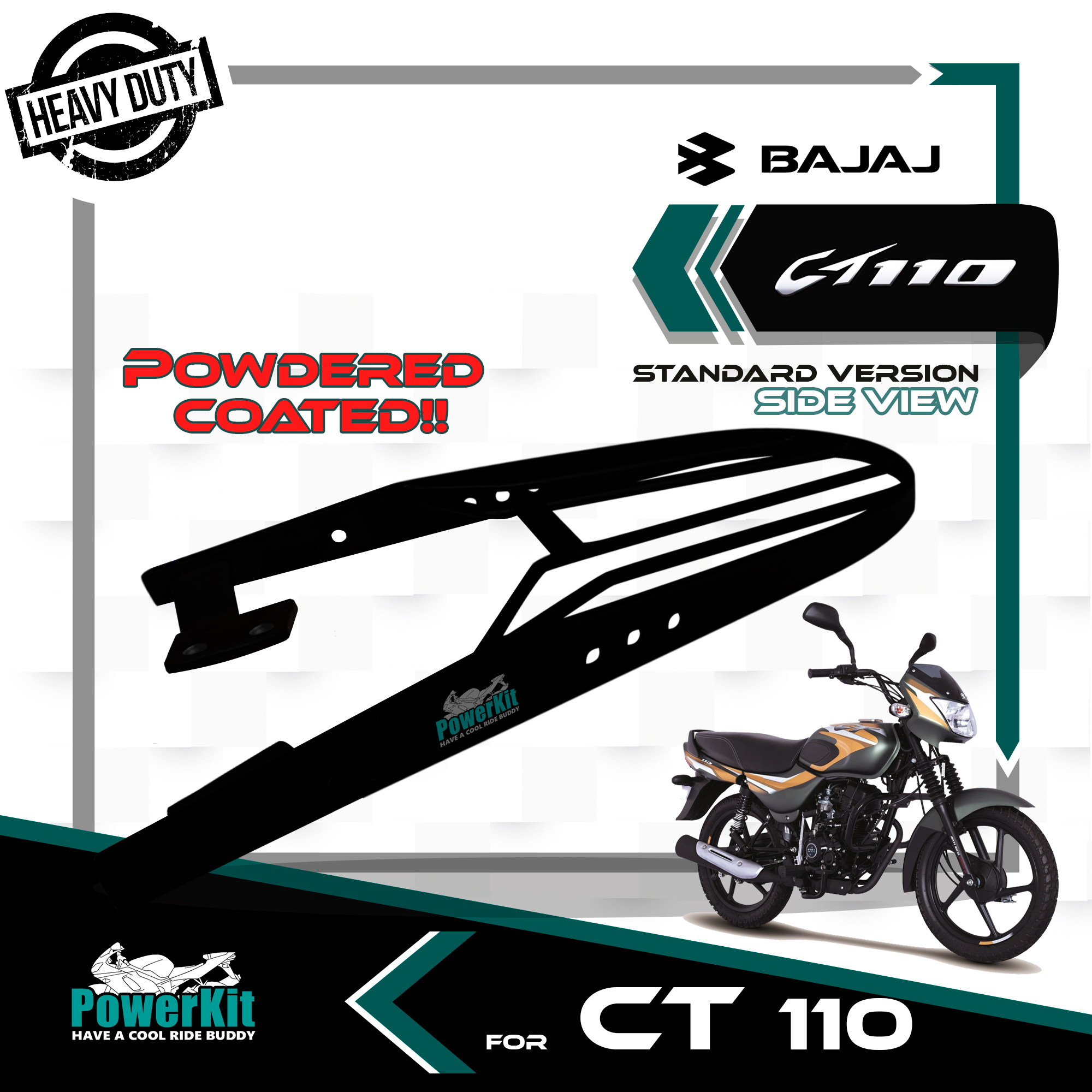 Top Box Bracket for Bajaj CT110 / Bajaj CT110 Accessories / Rack ...