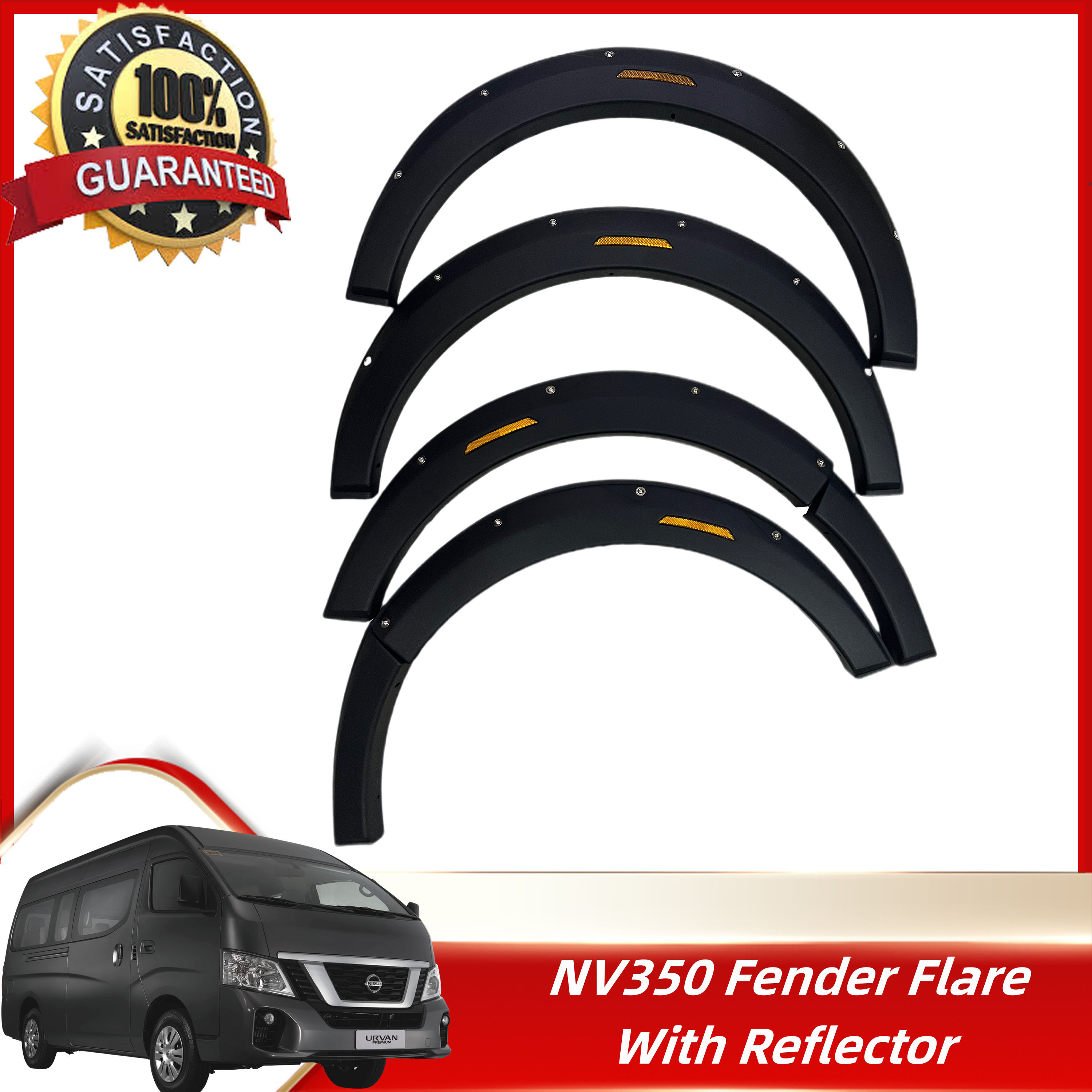 Nissan Nv350 Urban And Premium Fender Flare with Orange Reflector 2015 ...
