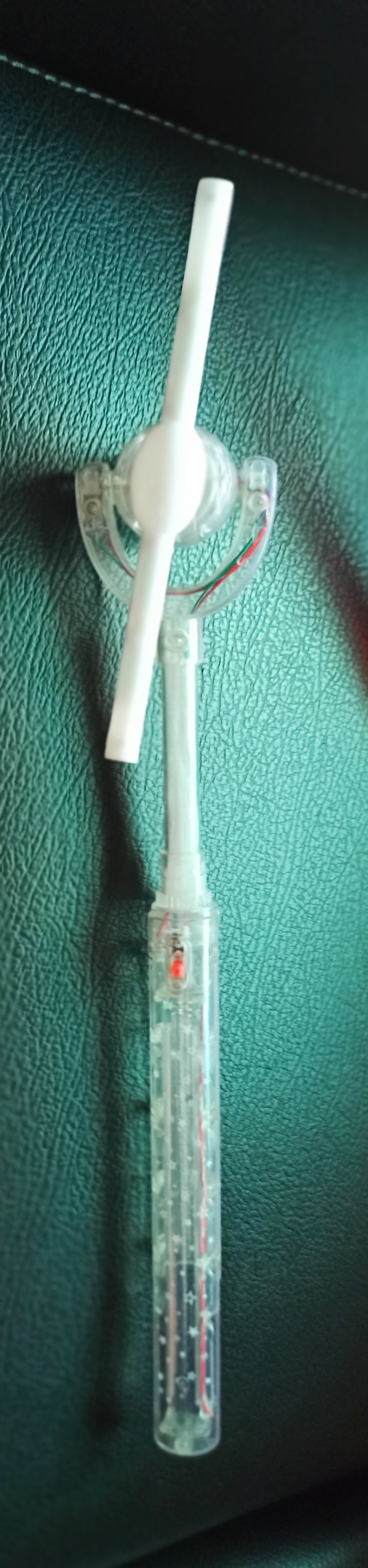 Flashing glow luminous wand light stick pinwheel windmill toy for kids ...