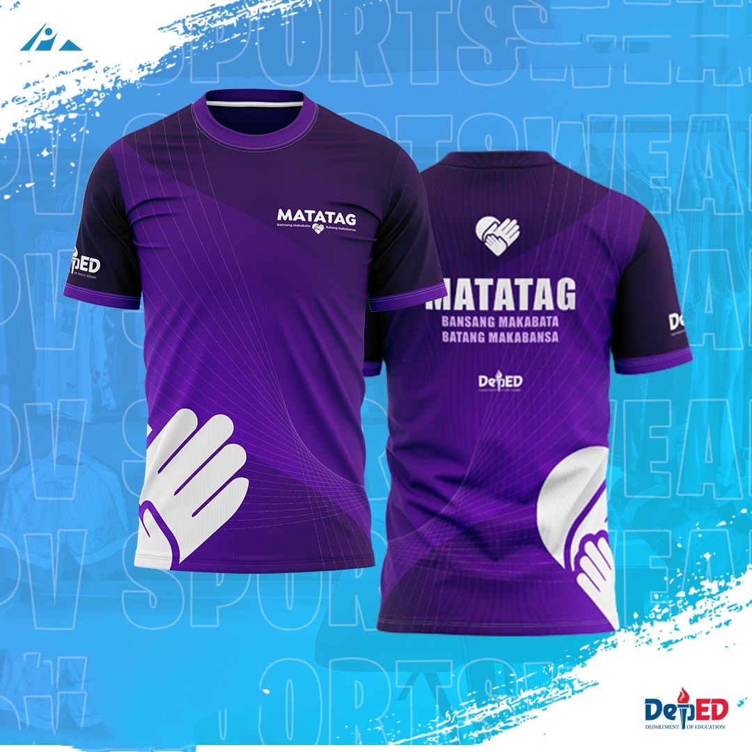 Full sublimation t-shirt designs ni DepEd Matatag para sa mga guro ...