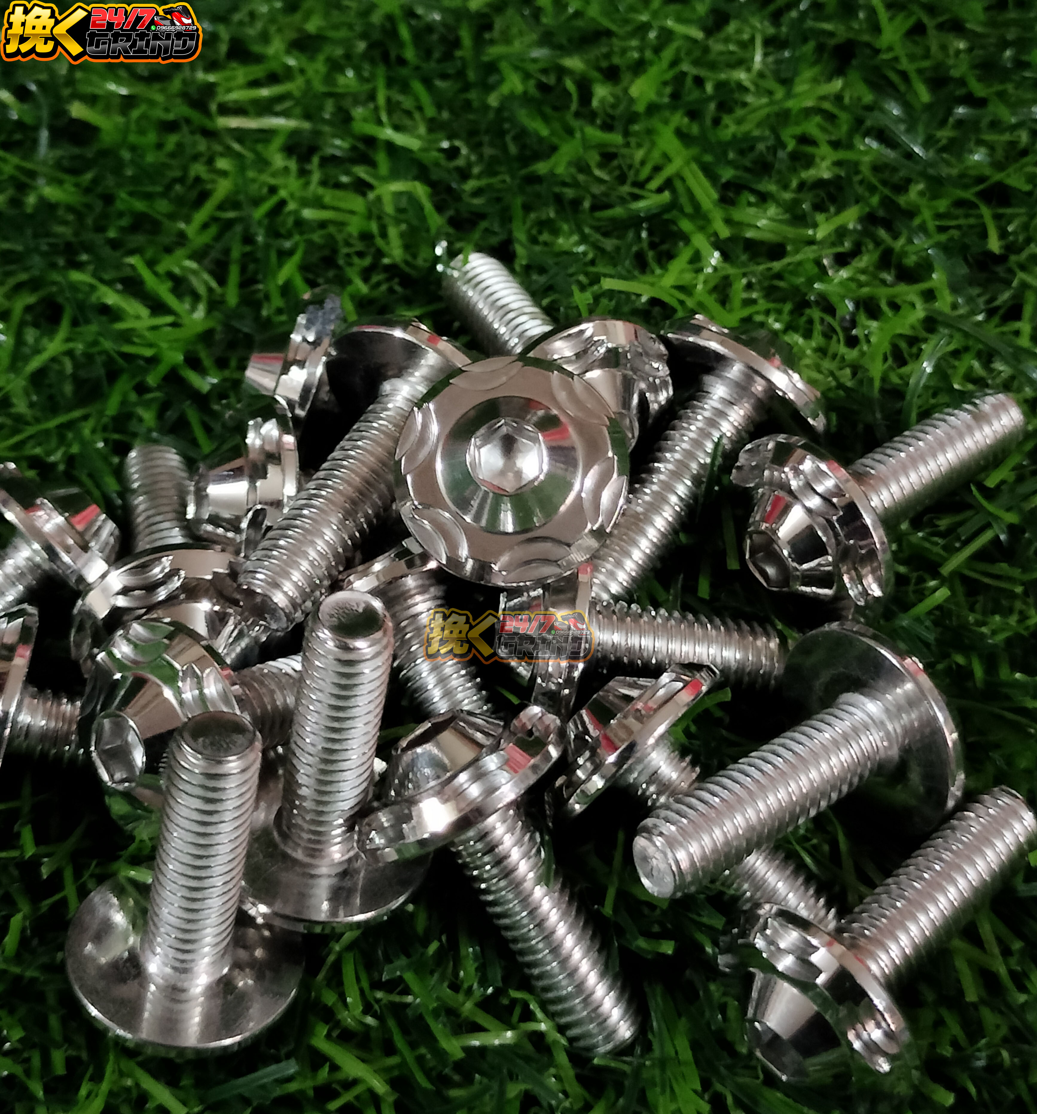 CNC 6x20 BODY BOLT FLAT , FOOT BOARD BOLT ETC. ( GEAR TYPE ) (sold per ...