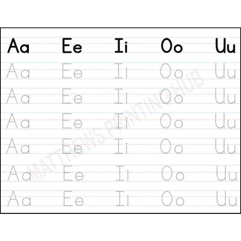 Laminated PATINIG TRACING with free Marker | Lazada PH