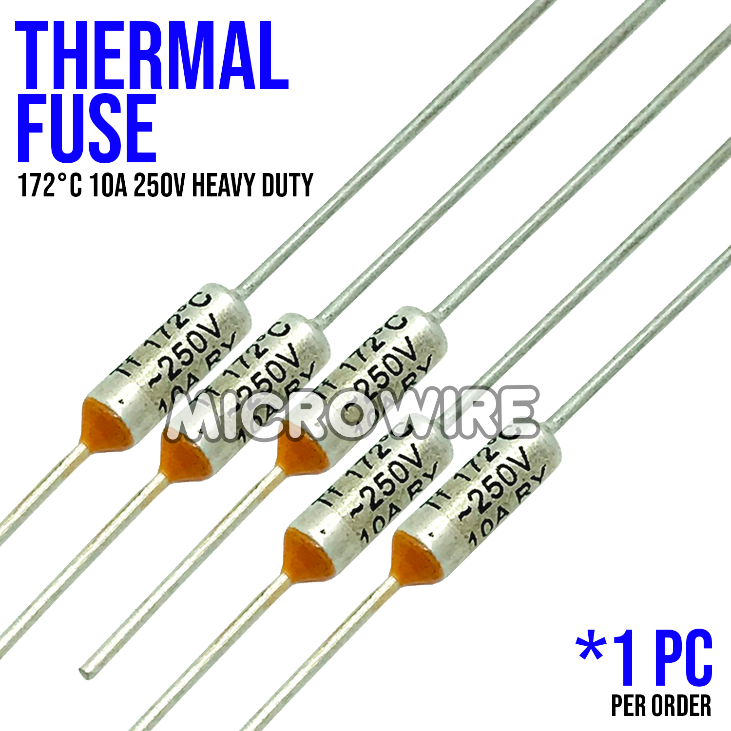 172°C 172 Degree TF Thermal Fuse RY 10A 250V Temperature | Lazada PH