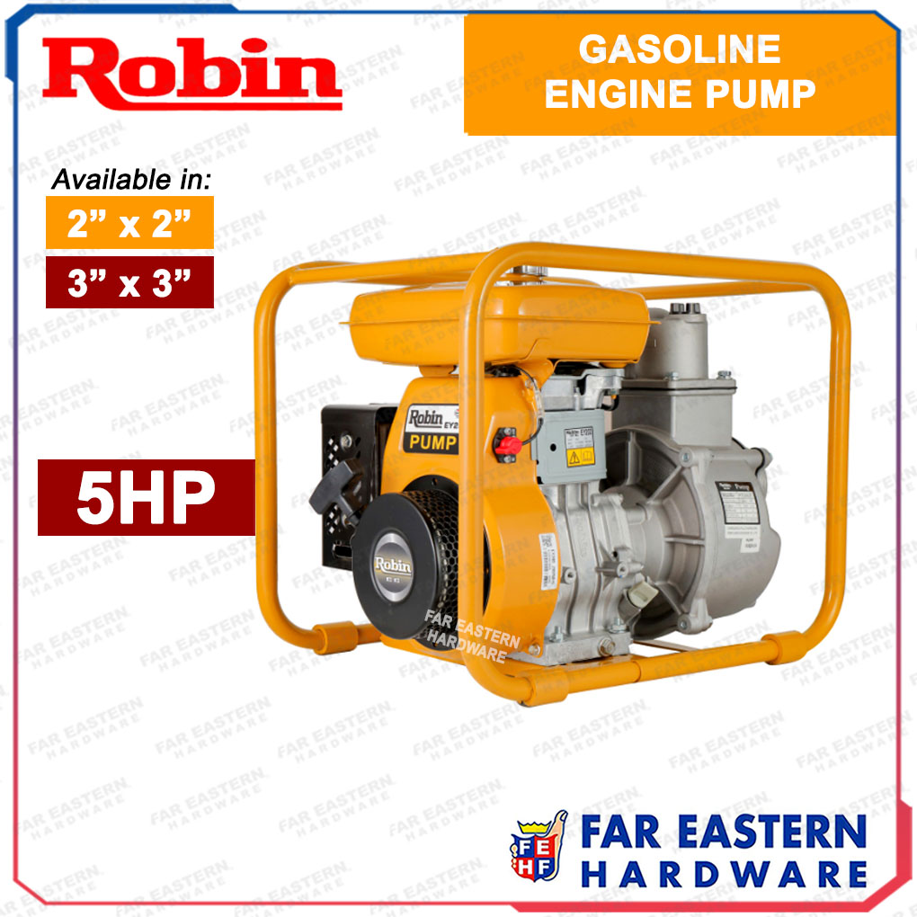 ROBIN Gasoline Engine Water Pump EY20 5HP 2" | 3" Pumpset | Lazada PH