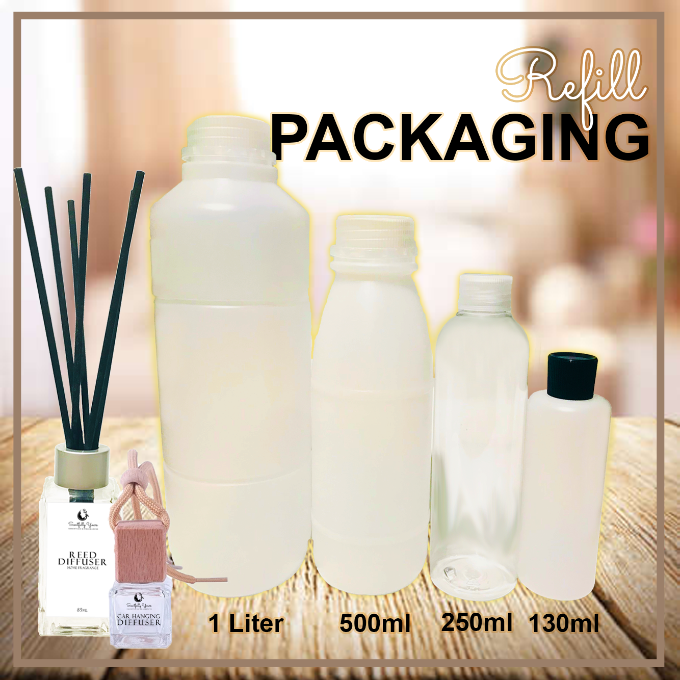 High Concentrated Oil Reed & Hanging Diffuser - 1 Liter (REFILL ...