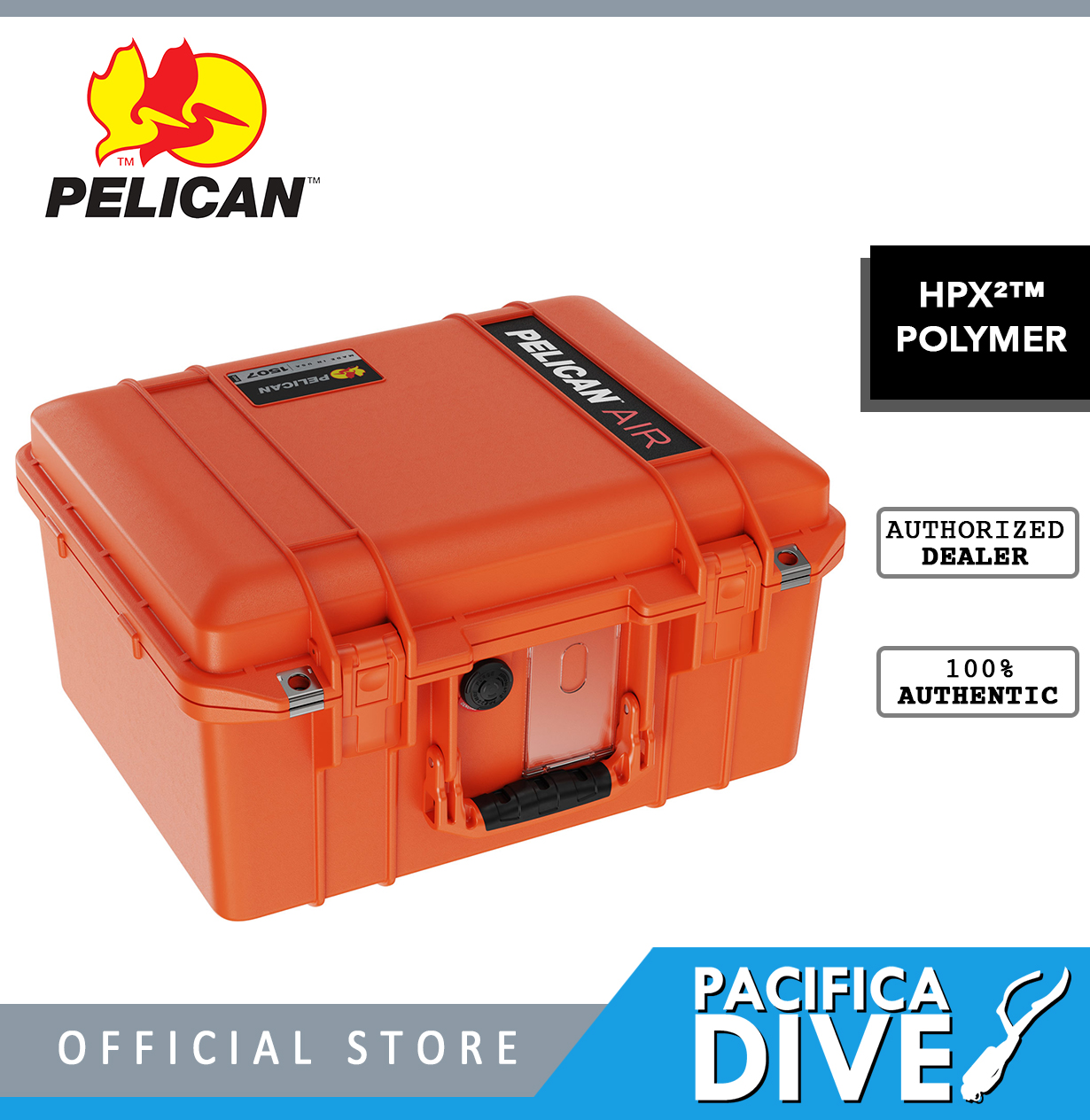 PELICAN, 1507 Air Case, with Foam, Orange | Lazada PH