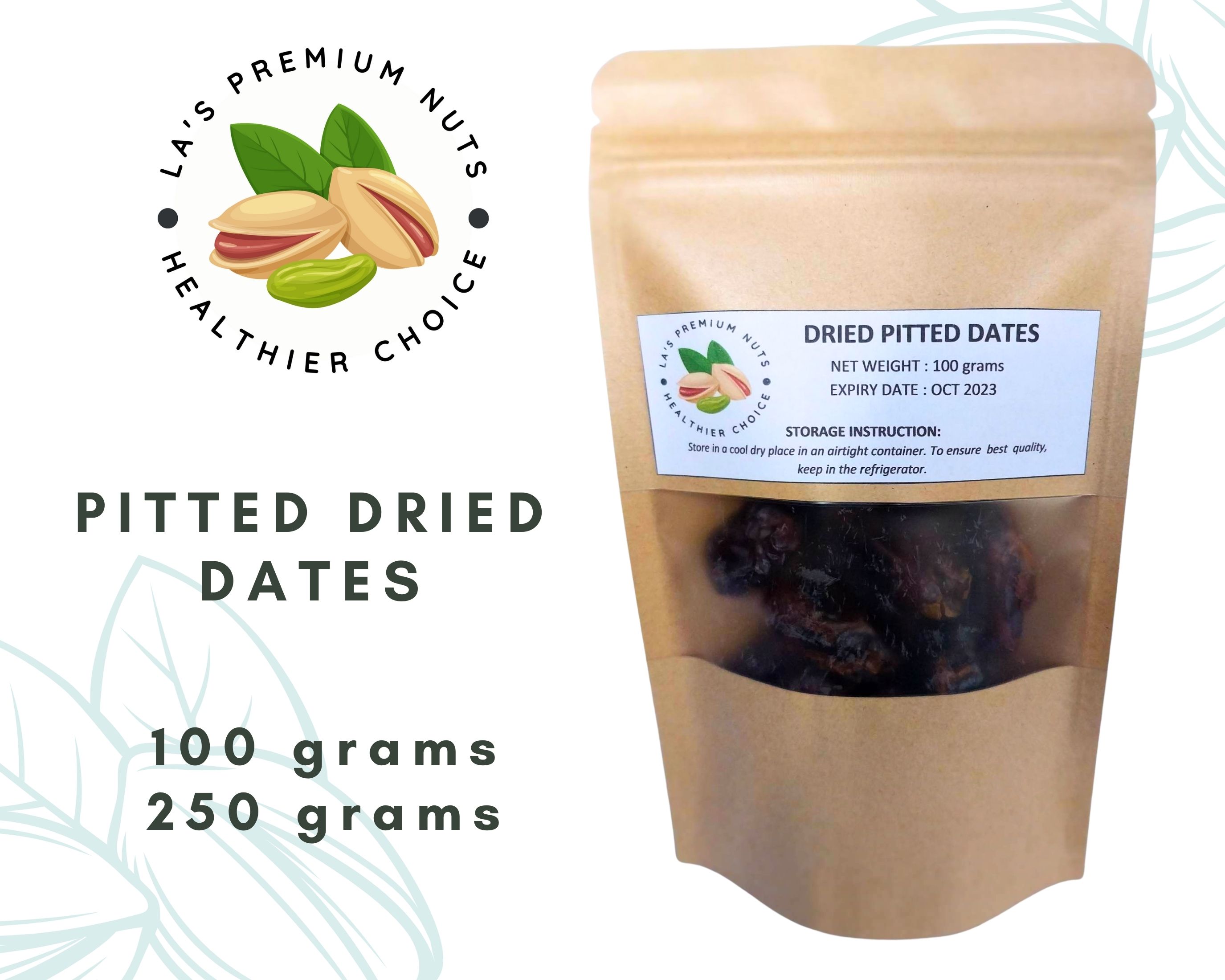 Pitted Dried Dates - 100 grams or 250 grams | Lazada PH