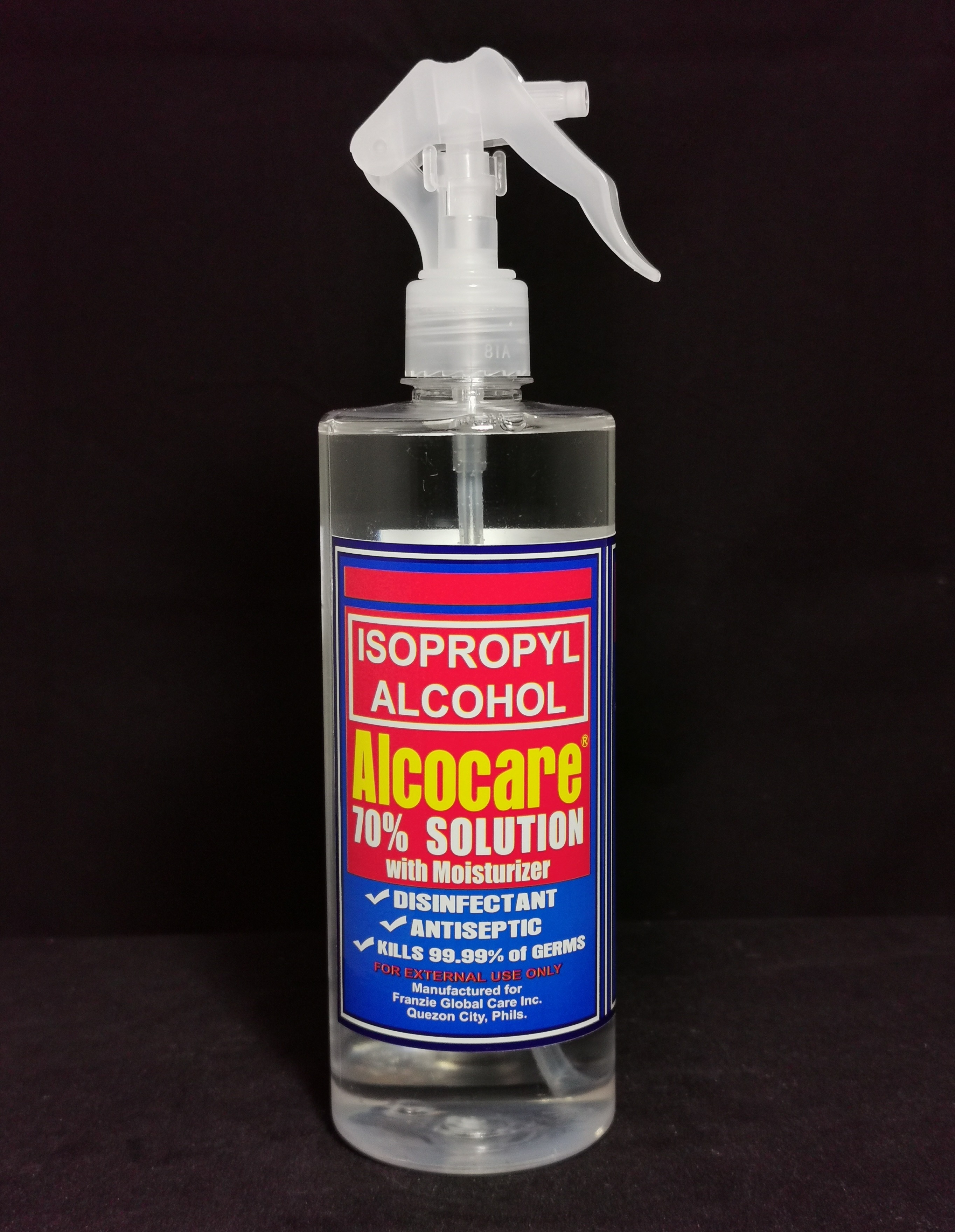 Alcocare 70% Isopropyl Alcohol Solution 500ml Spray | Lazada PH