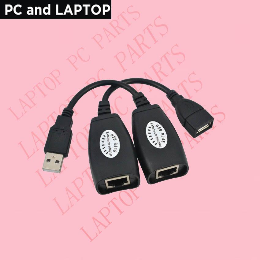 USB TO RJ45 Extension Extender Adapter Up To 150ft Using RJ45 LAN Cable ...