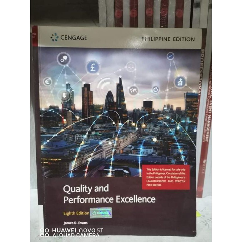 Quality Performance Excellence 8th Edition By. James R. Evans | Lazada PH
