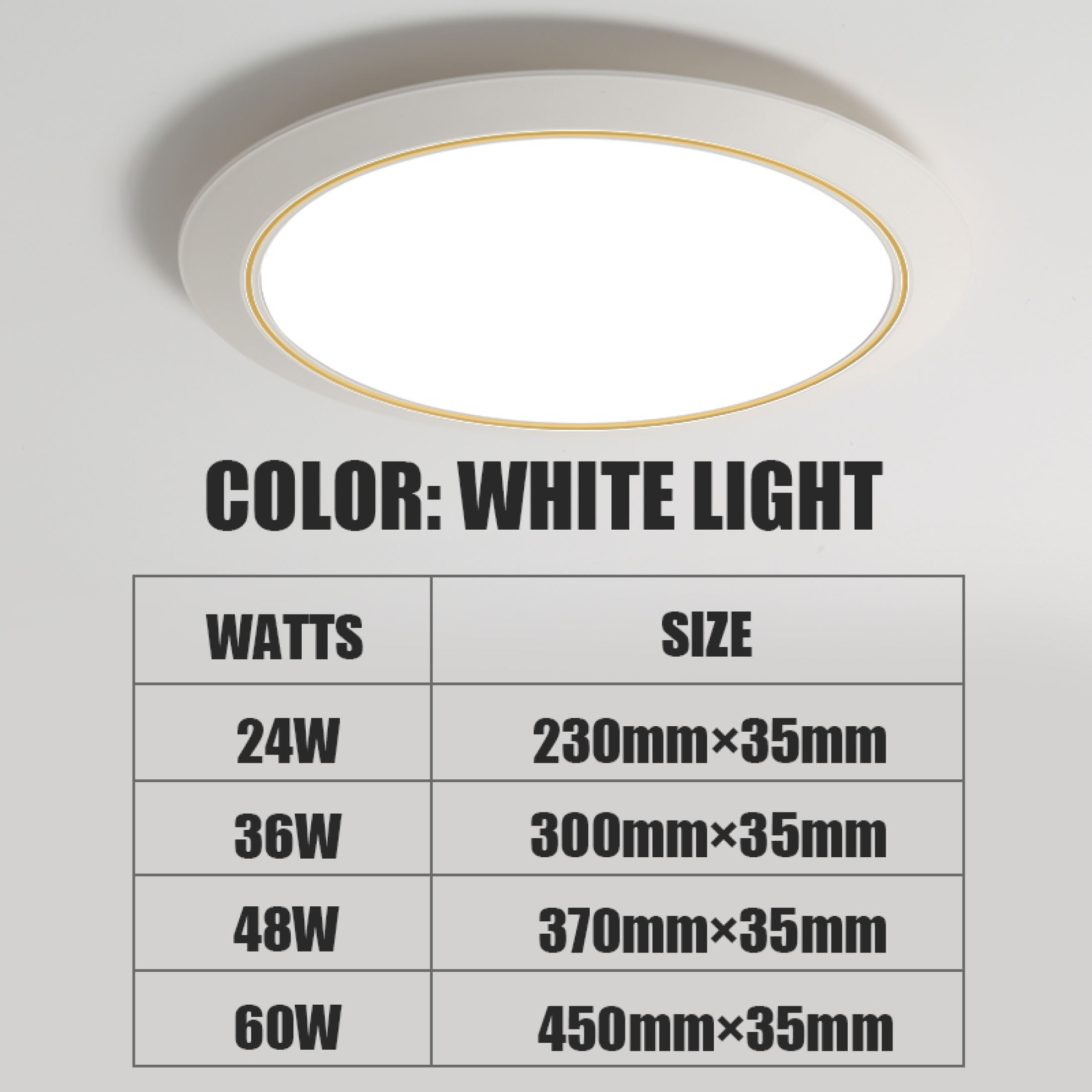 CYYI LED Ceiling Lights Modern Design for Room Easy Surface Mounted ...