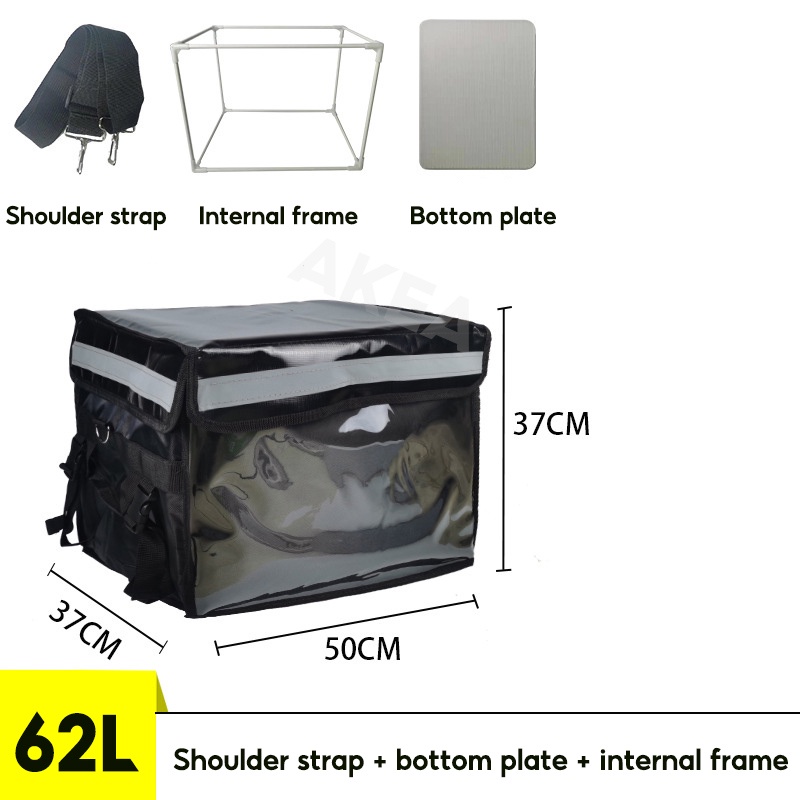 22/32/48/62L Food Thermal Bag Delivery Motorcycle Motor Bag Box ...