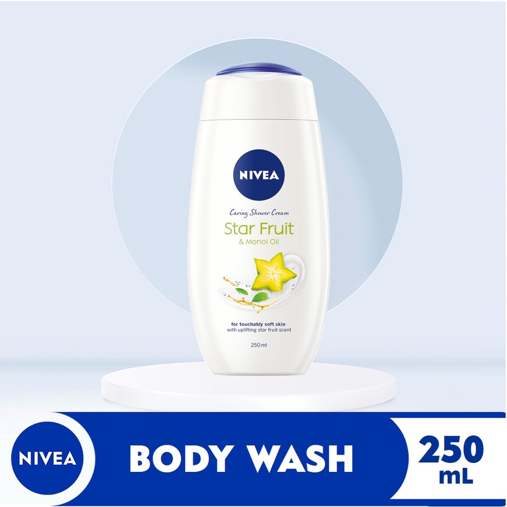 NIVEA Bath Star Fruit and Monoi Oil Body Wash, 250ml | Lazada PH