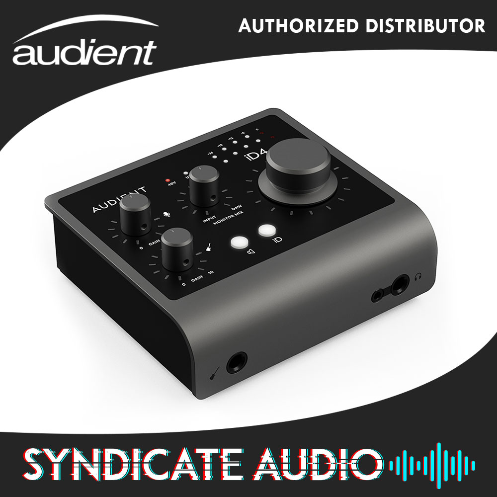 Audient ID4 MKII (2021 version) 2-in/2-out Digital Audio Interface for ...