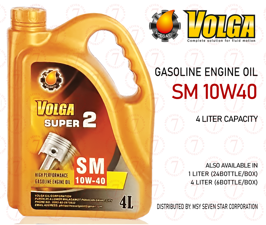 VOLGA SM 10W40 4L Heavy Duty Gasoline Engine Oil | Lazada PH