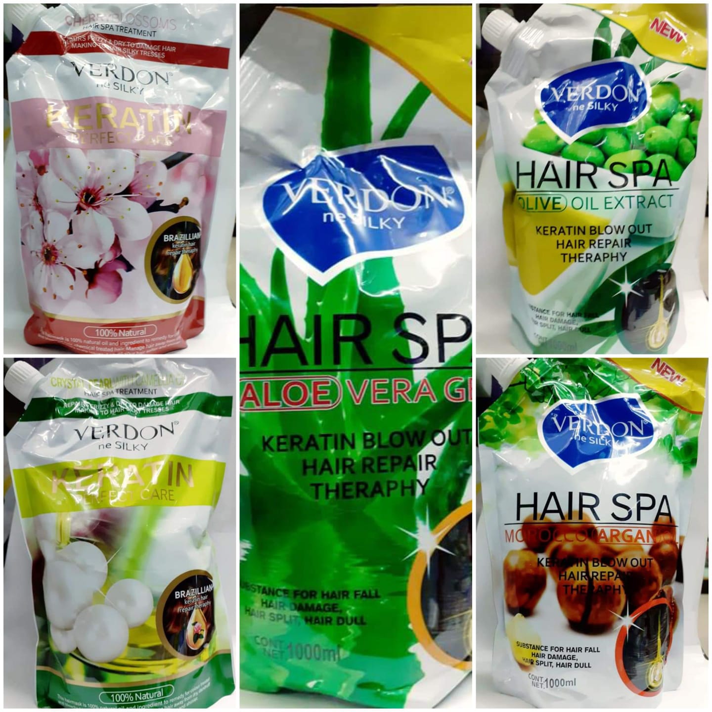 Verdon Hair SPA keratin blowout hair repair 1000ml | Lazada PH