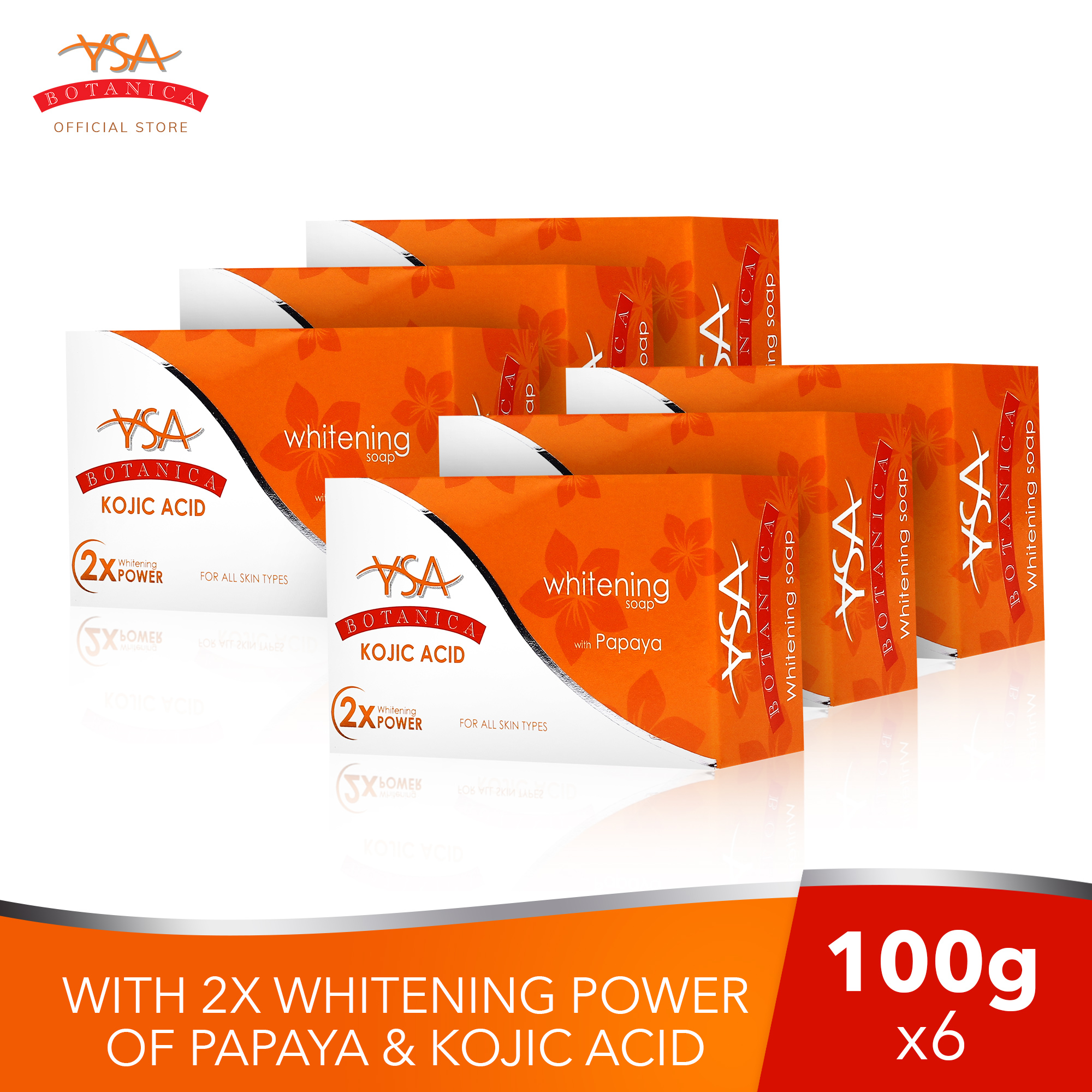 YSA Botanica Kojic Acid Soap 100g (Bundle of 6) | Lazada PH