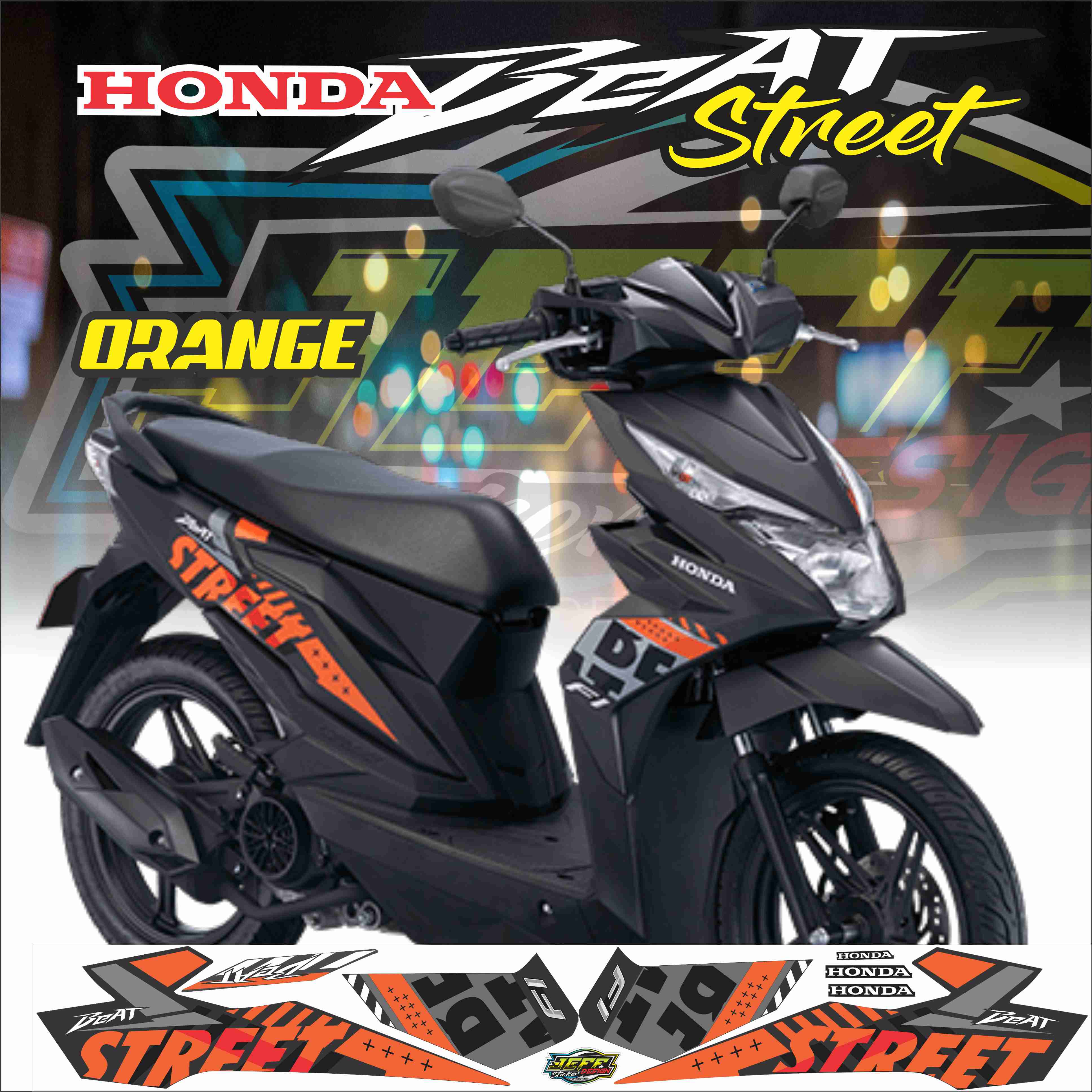 honda beat street sticker | Lazada PH