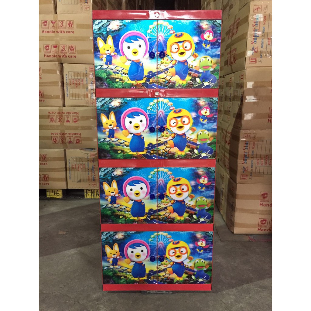 SUPER STAR 4 LAYERED CHARACTER CABINET FOR HOUSEHOLD E&C SS#L/4BkX ...