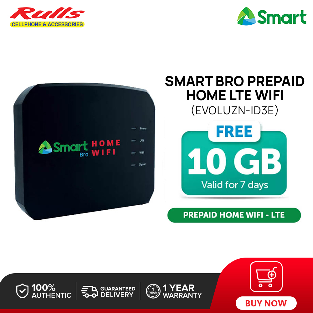 Smart Bro Prepaid Home Wifi LTE CAT 4 (Evoluzn-ID3E) with FREE 10GB ...