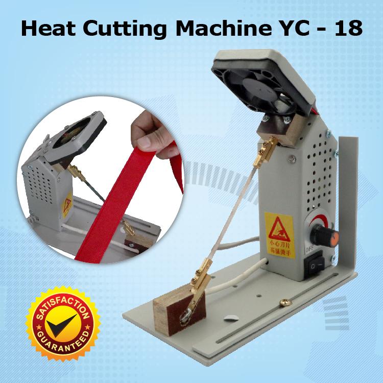 Portable Heat Cutting Machine YC-18 ID Lace Cutter Satin Ribbon Elastic ...