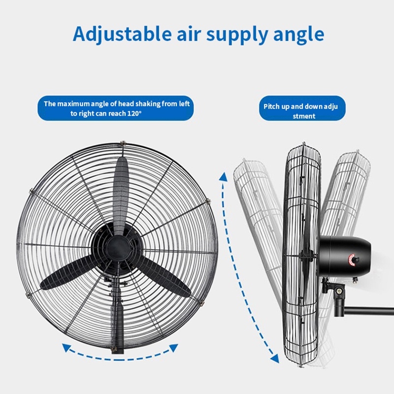 【3 Years Warranty 】High Quality Wall Fan 22” 3 Speed Industry Wall Fan ...