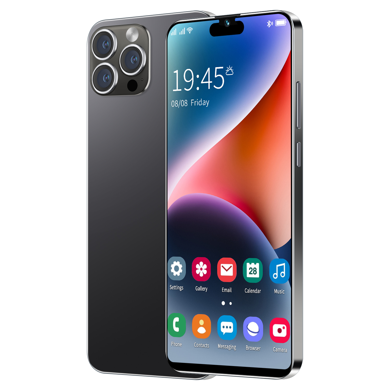 Smartphone i15 6.8 Inch Full Screen Face ID 12GB+512GB Mobile Phones ...