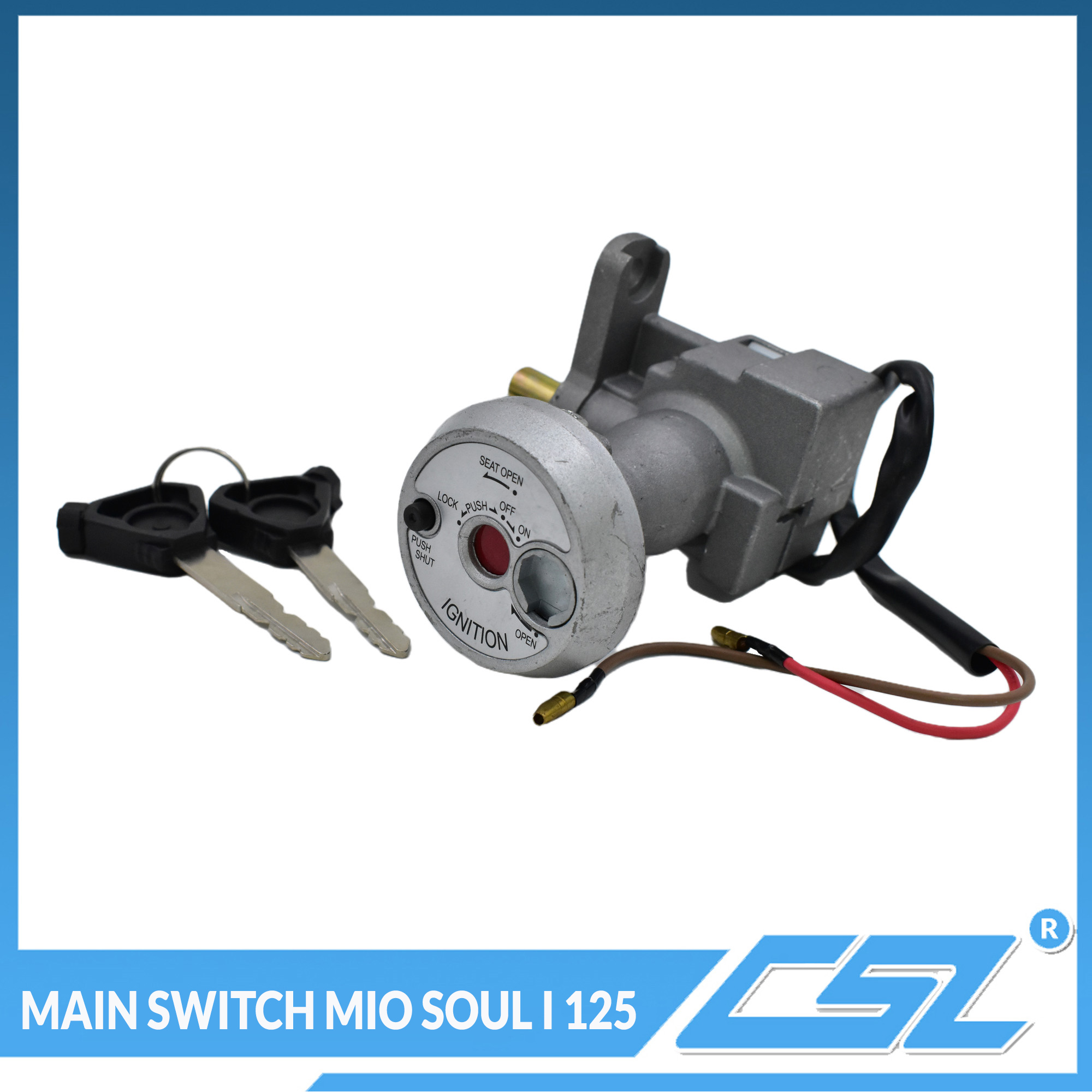 CSL Motor Parts Japan Quality Ignition Main Switch for Mio Soul I 125 ...