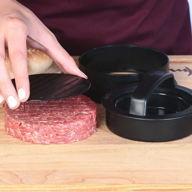 3 in 1 Stuffed Press Meat Patty Hamburger Maker Mold Sliders Non Stick ...