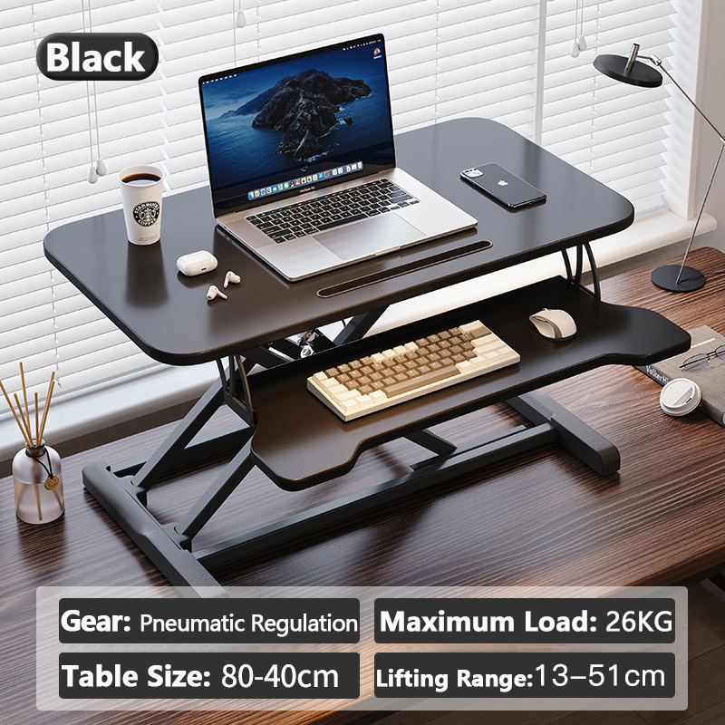 Adjustable Sitting Standing Convertible Desk Workstation Riser with ...
