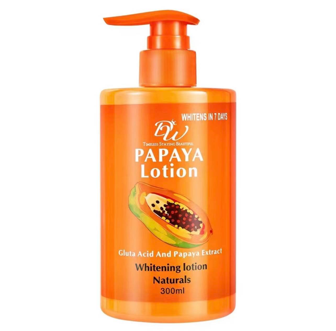 Papaya Lotion W/ Gluta Acid And Papaya Extract 300ml and DW Milk ...