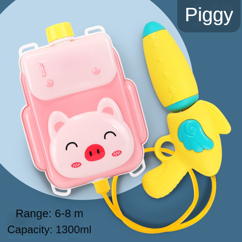 UNIV 1300 ml Dog Children's Backpack Water Gun Toy Summer Beach Blow ...