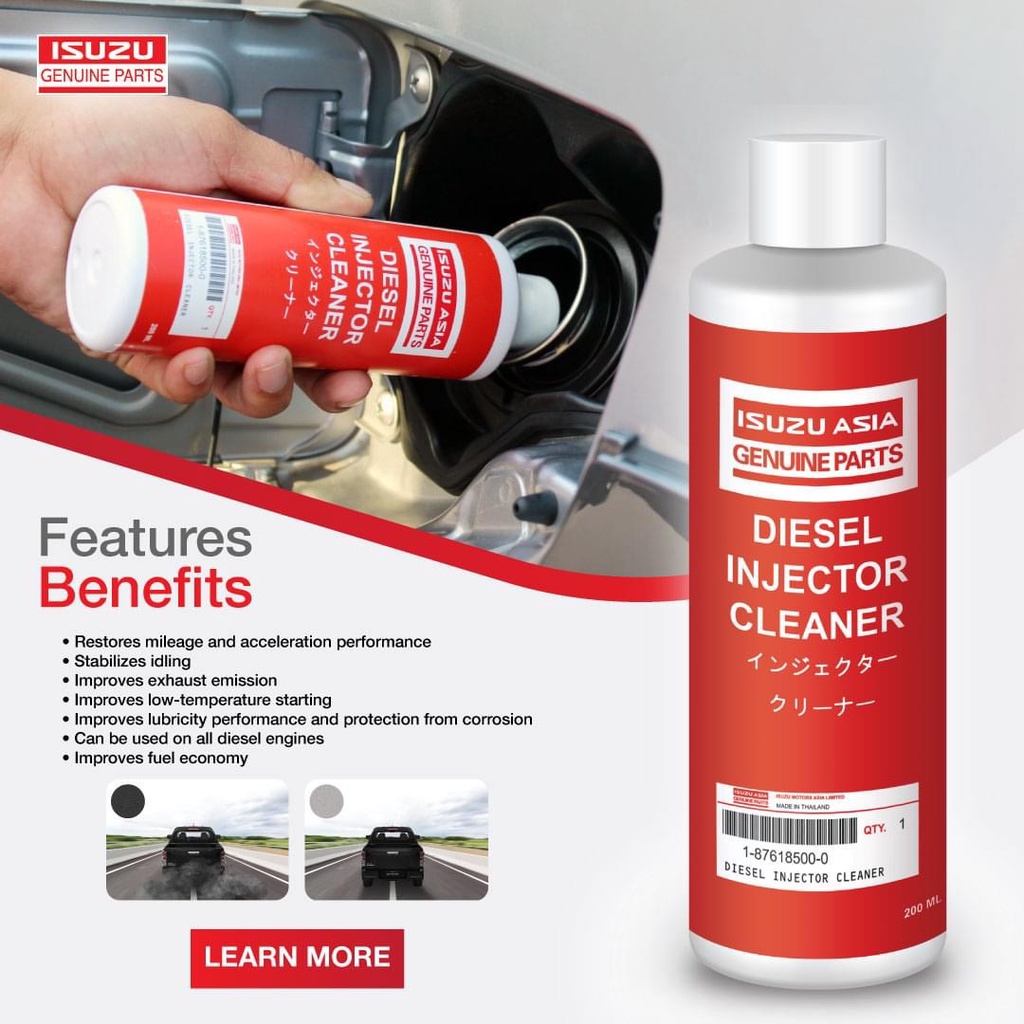 ♙Isuzu Genuine Isuzu Diesel Injector Cleaner 200ml (1 Bottle good for ...