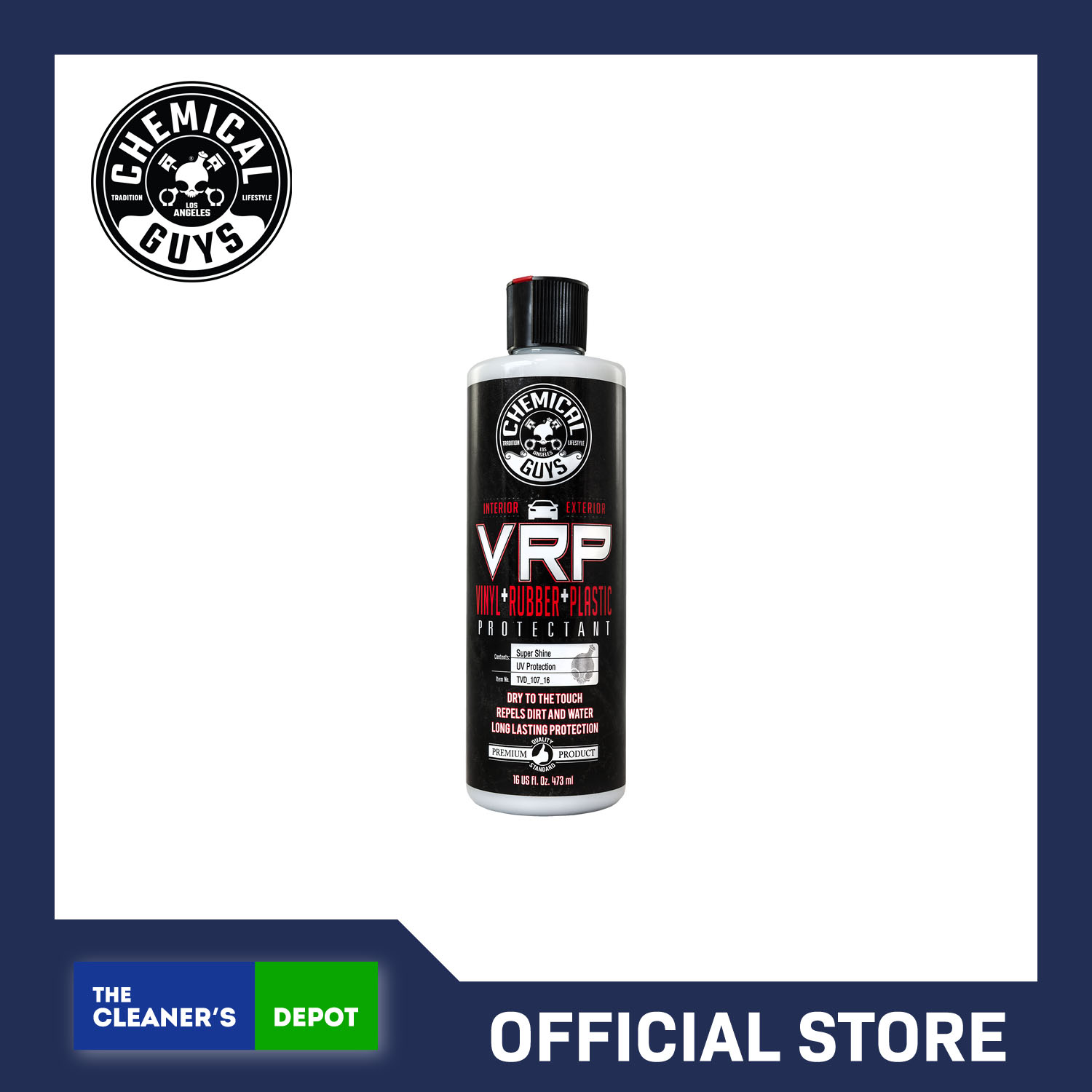 Chemical Guys VRP Vinyl, Rubber, Plastic Shine and Protectant | Lazada PH