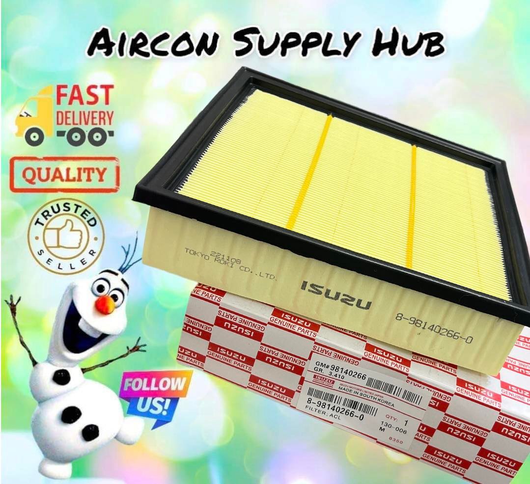 Air Filter Isuzu DMax / Isuzu Mu-x 2013-2021 4JJ1 / RZ4E 8-98140266-0 ...