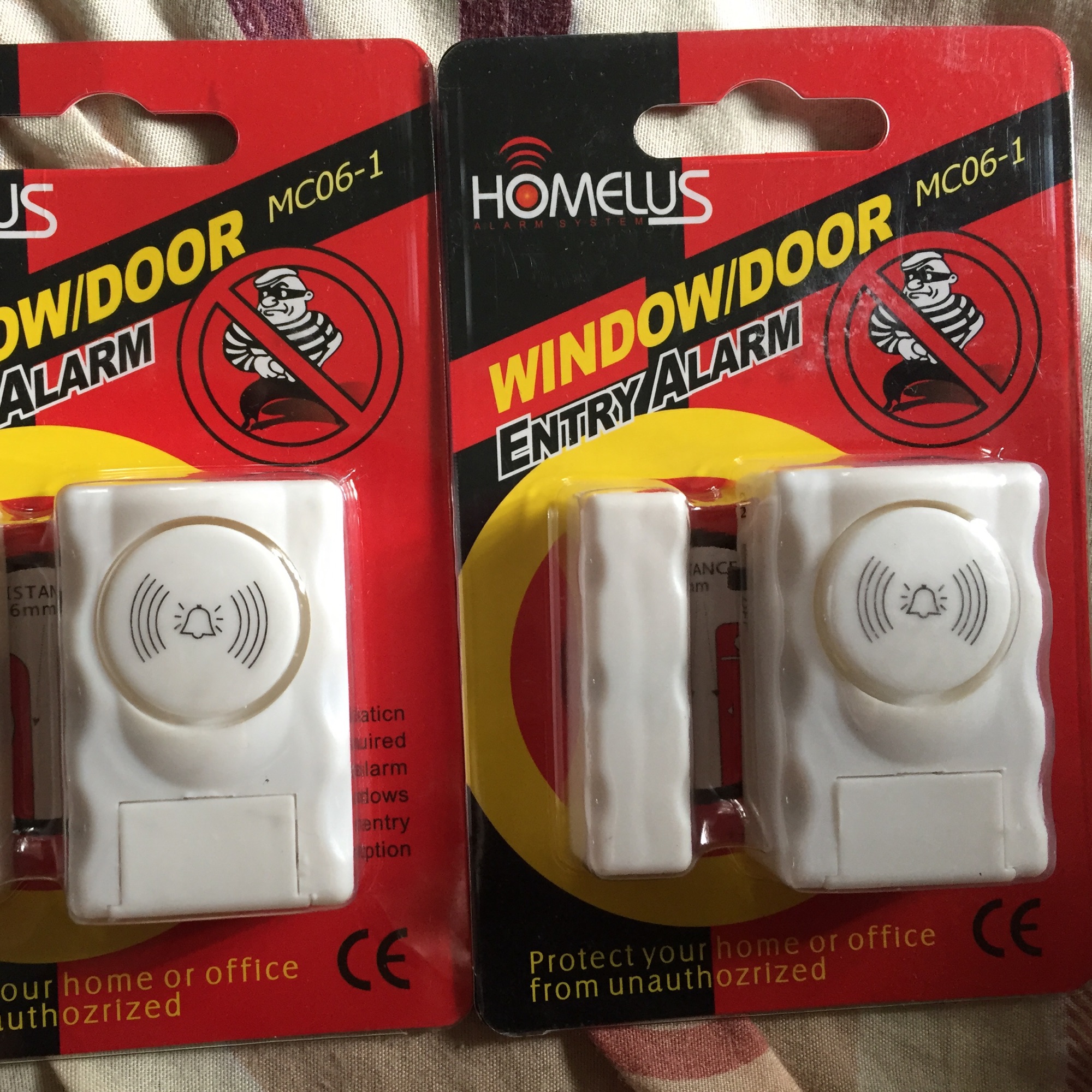 Wireless Window/Door Entry Alarm 105db Alarm Magnetic Sensor Alarm ...