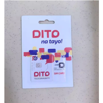 5GB DITO LTE Sim Card Prepaid Tri cut regular, nano and micro with Free ...