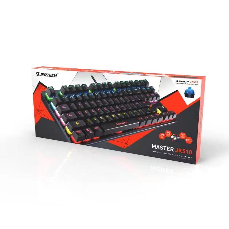 Dream maker JERTECH JK510 87-key backlit mechanical keyboard ...