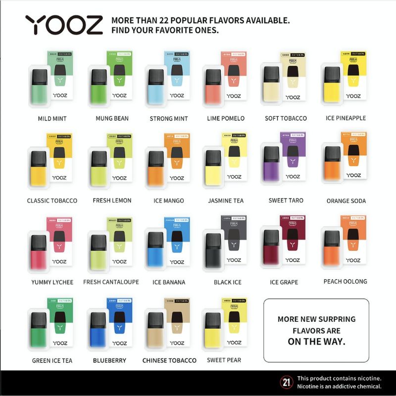 OP- YOOZ PODS all flavors 2 pods every boxes | Lazada PH