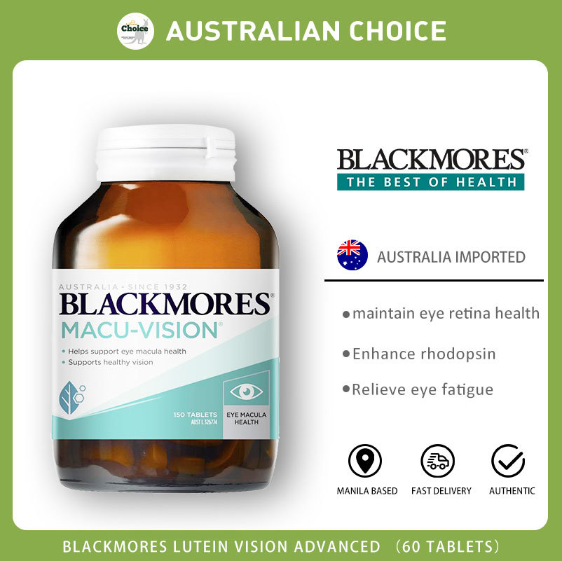 Blackmores Macu Vision 150 Tablets | Lazada PH