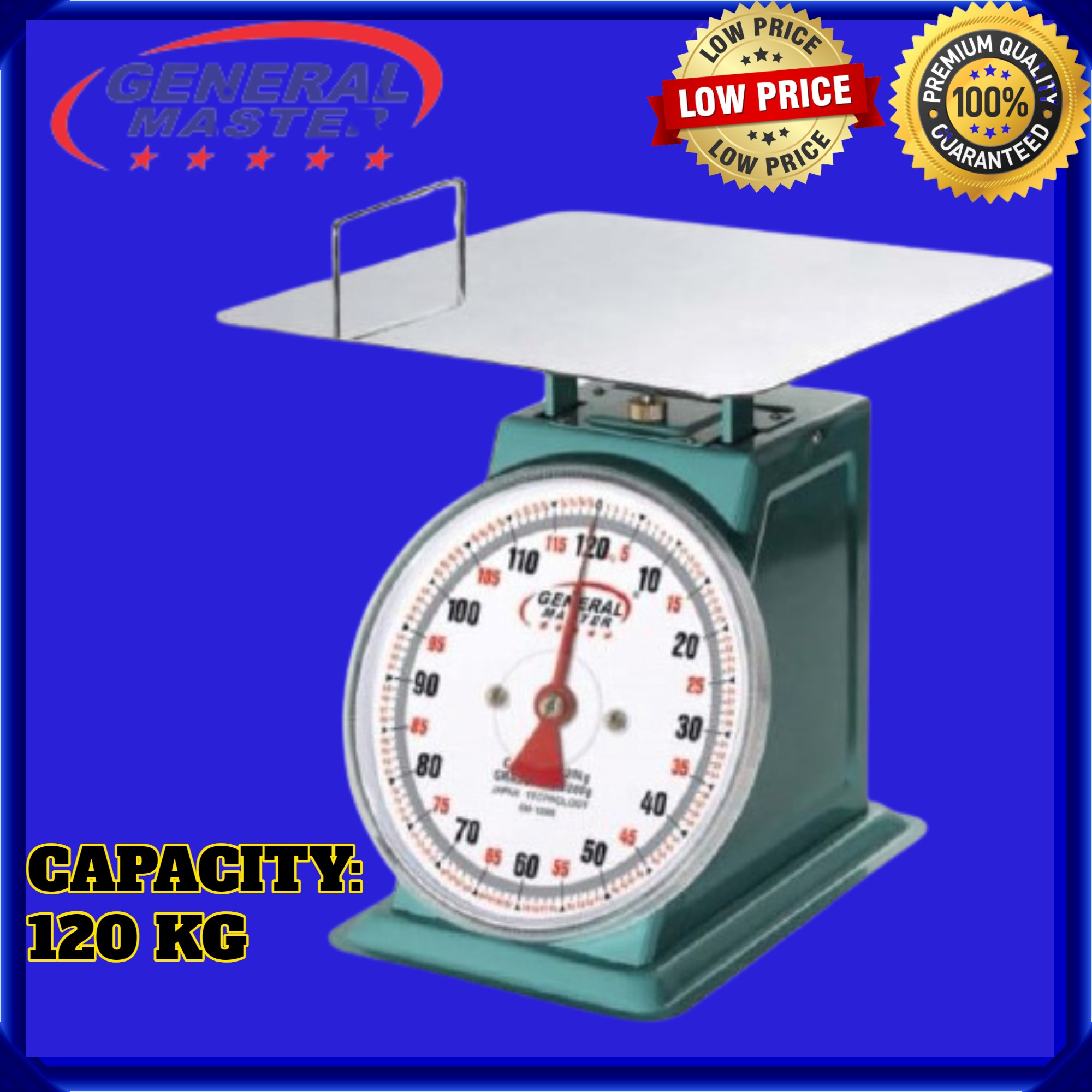 ️AJA GENERAL MASTER WEIGHING SCALE 5KG,10KG, 20KG, 60KG, 120KG FOOD ...