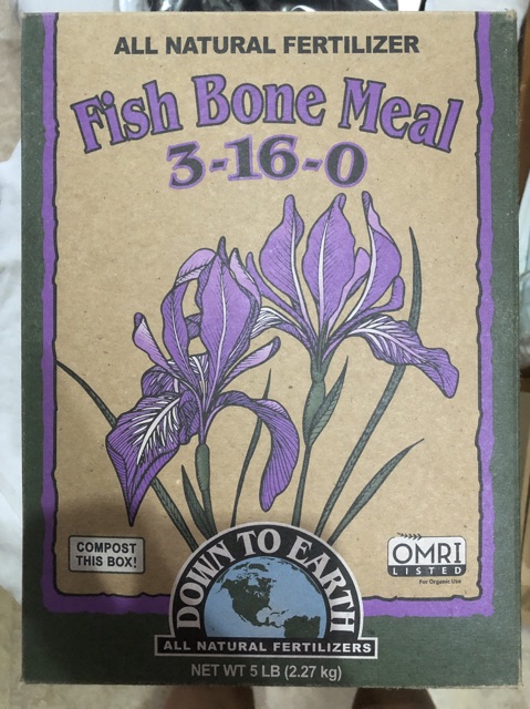 Down to Earth Organic Fish Bone Meal Fertilizer Mix bonemeal 3-16-0 5 ...