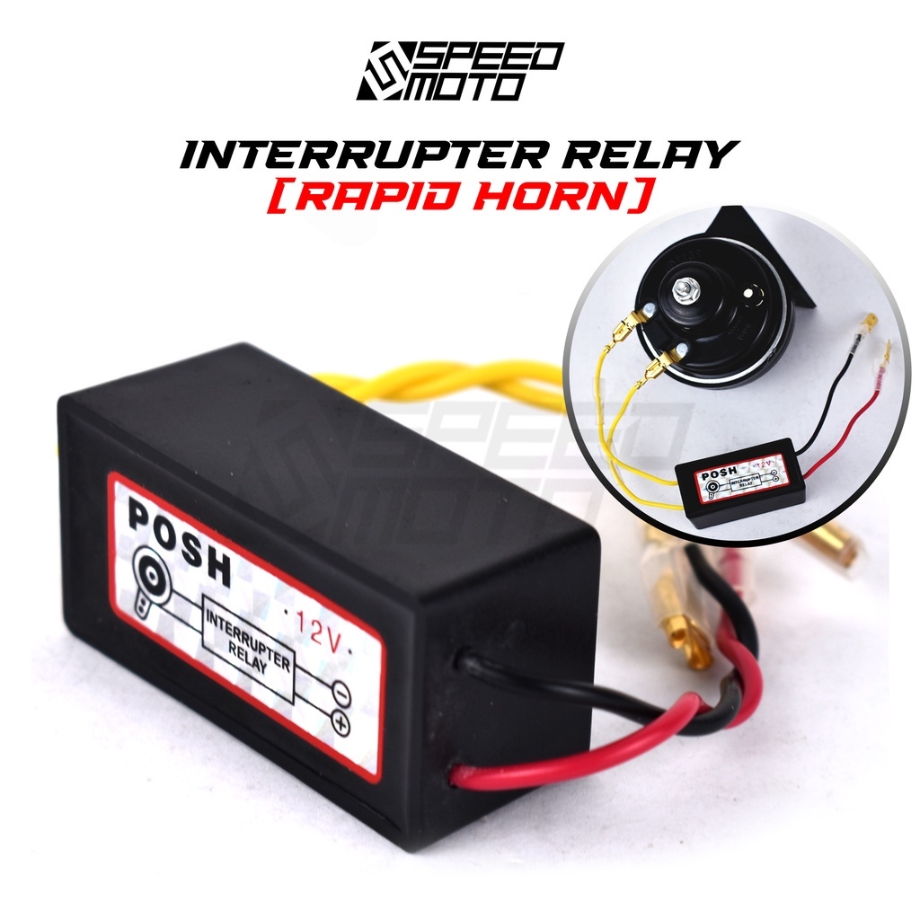 POSH RELAY INTERRUPTER 12V UNIVERSAL / RAPID BACK FIRE SPEEDMOTO ...