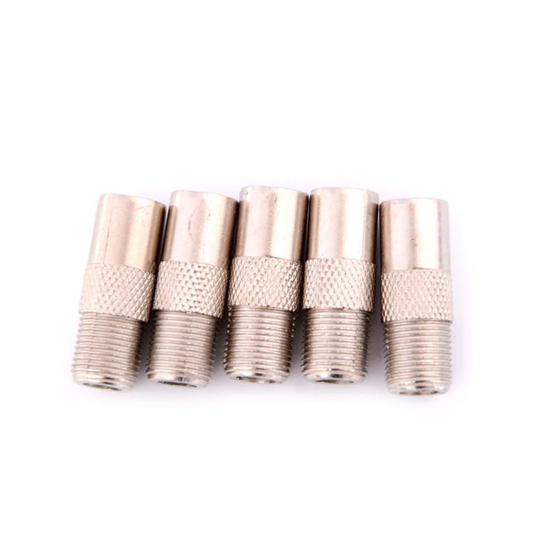 HI 5pcs F Type Female Plug to RF Coax Aerial Male Adapter TV Convertor ...