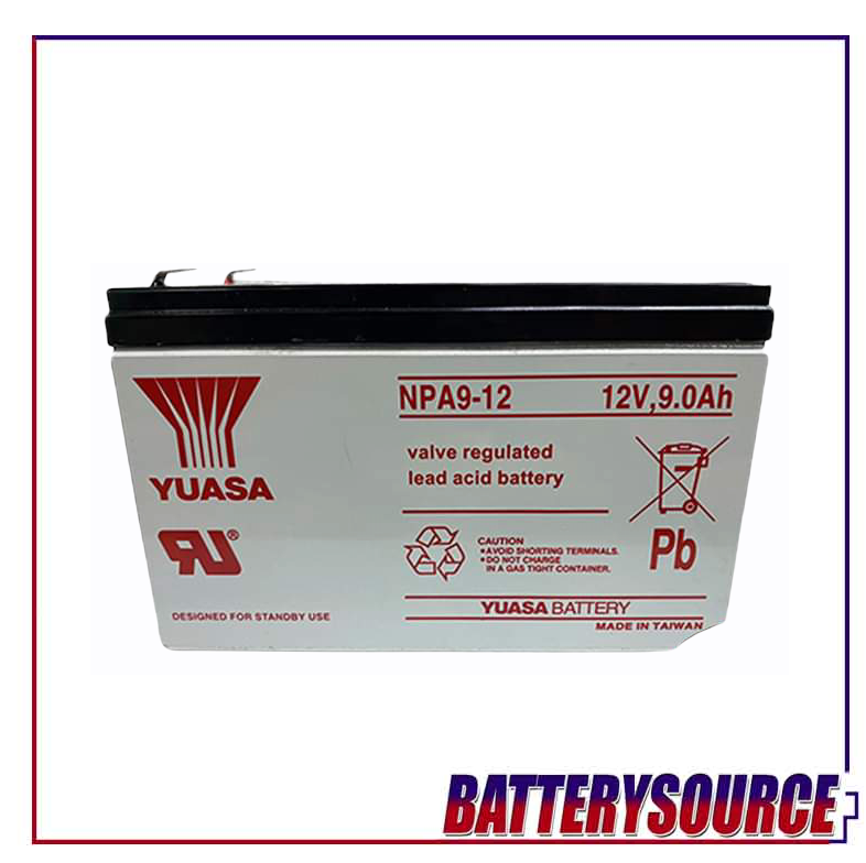 Ups battery 9ah 12v NPA9-12 9AH 12V 9 amperes 12 volts Yuasa (151 x 65 ...