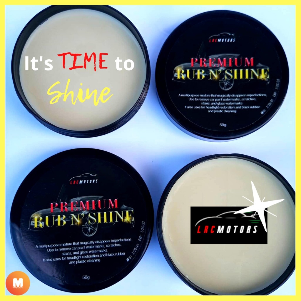 [MASKBUG 1] PREMIUM RUB N' SHINE Car Wax Remove Car Paint Watermarks ...